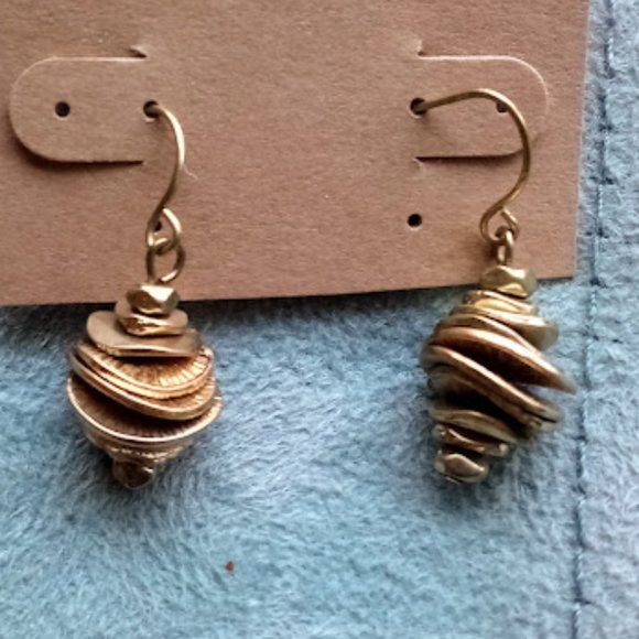 Jewelry | Twirly Swirly Gold Earrings | Poshmark